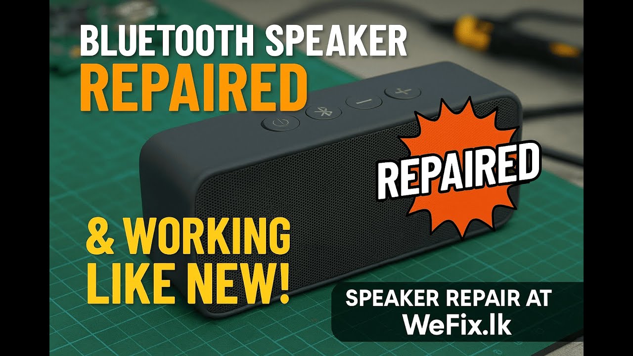 Bluetooth Speaker Repaired & Working Like New! 🔥 | Speaker Repair at WeFix.lk - YouTube