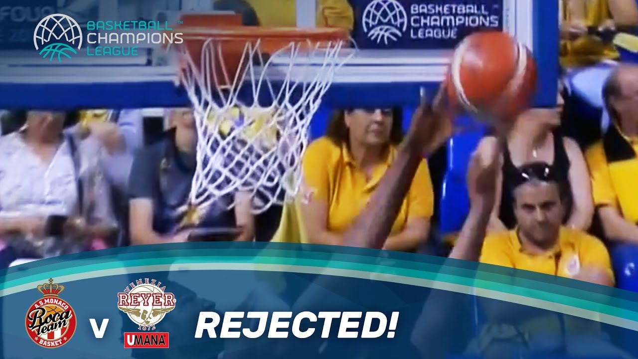 Bangaly Fofana with the rejection! - Basketball Champions League - YouTube