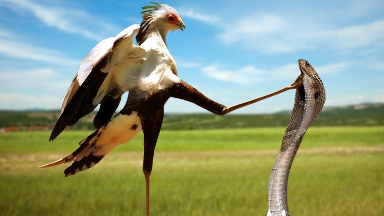 THE SECRETARY BIRD Nature’s Most Powerful Hunter in Action! - YouTube