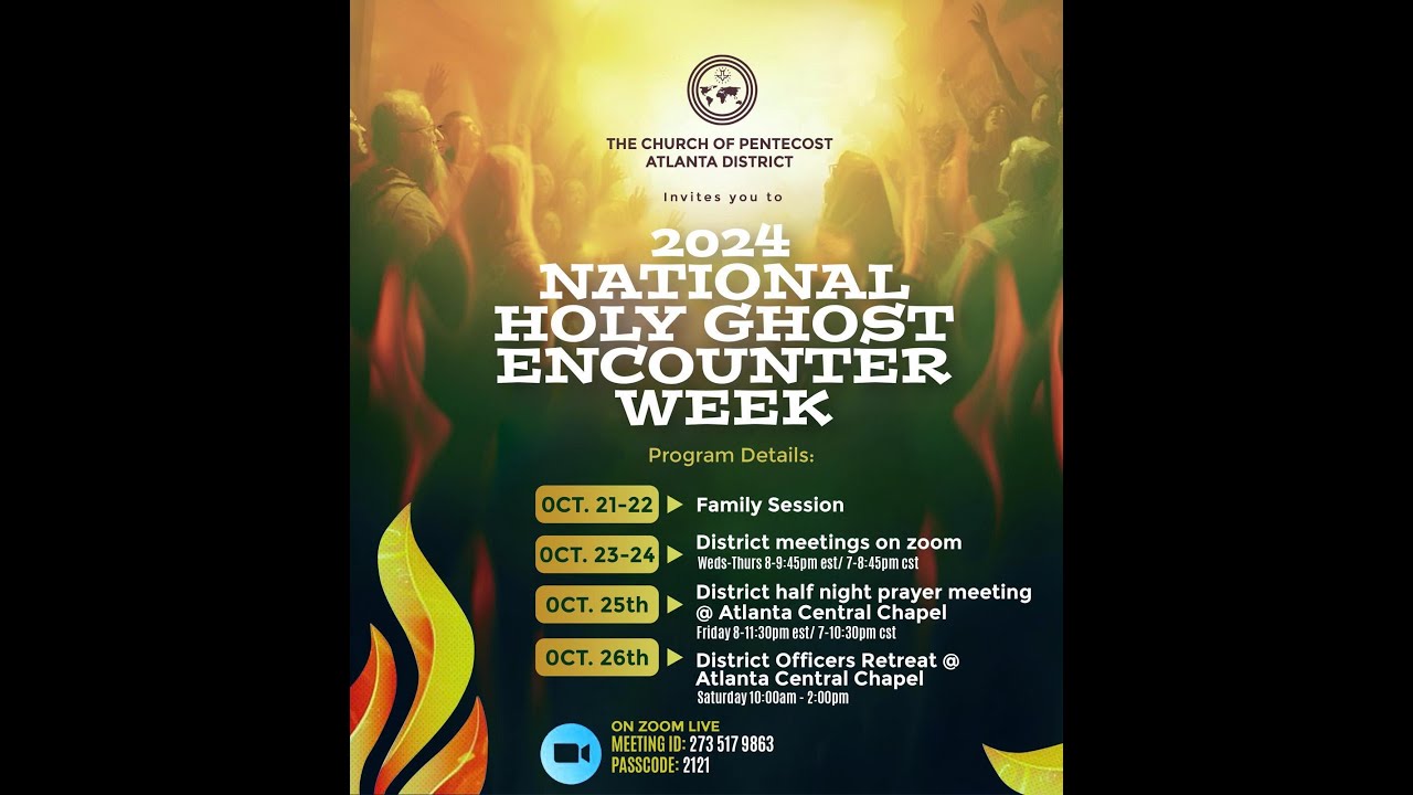 NATIONAL ENCOUNTER WITH HOLY GHOST l DAY 3 - YouTube