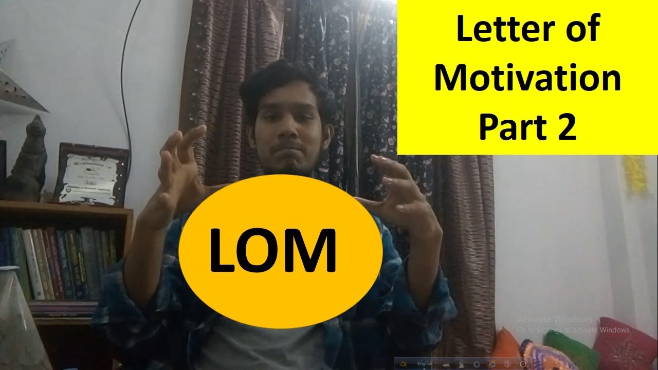 Letter of Motivation Part 2 II My LOM of TUM II Write your own best LOM ...