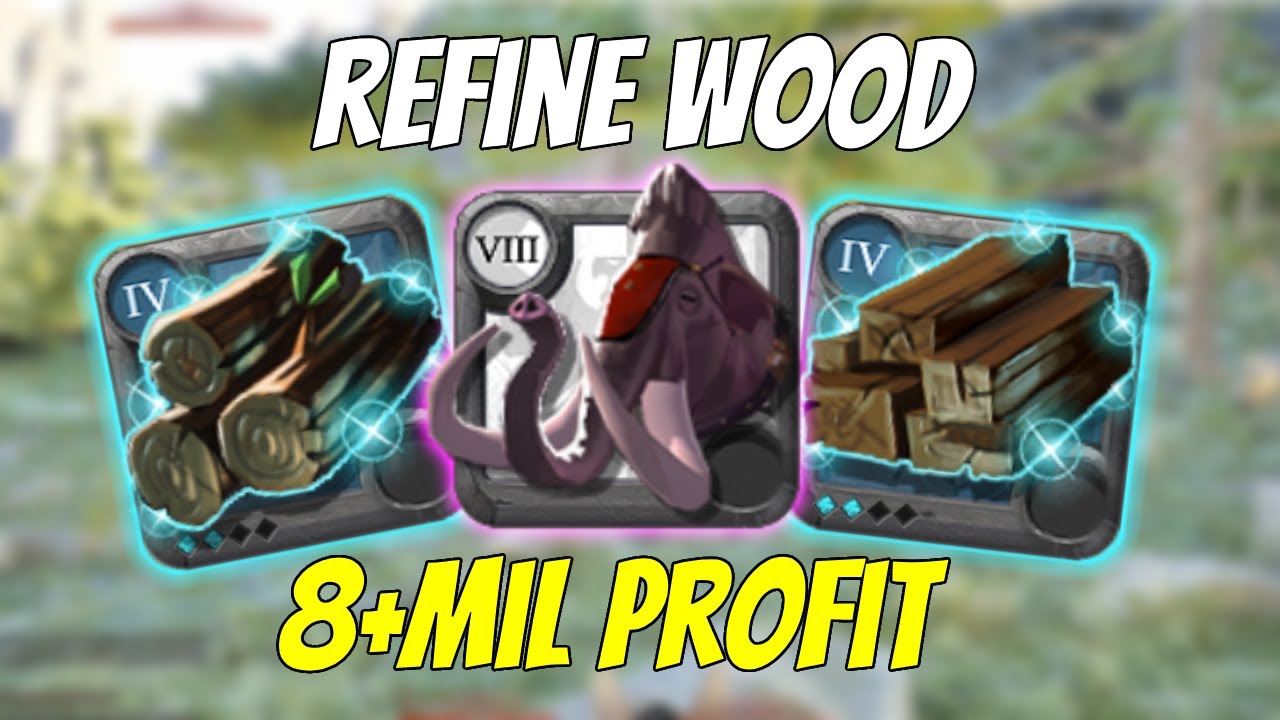 8 Million Profit Refining Wood | Complete Guide | Albion Online - YouTube