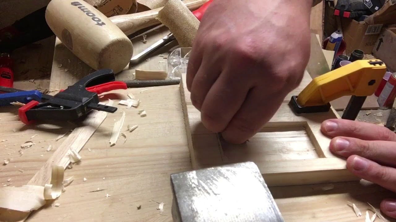 Shaving Razor Holder Build part 9: Better chiseling technique and ...