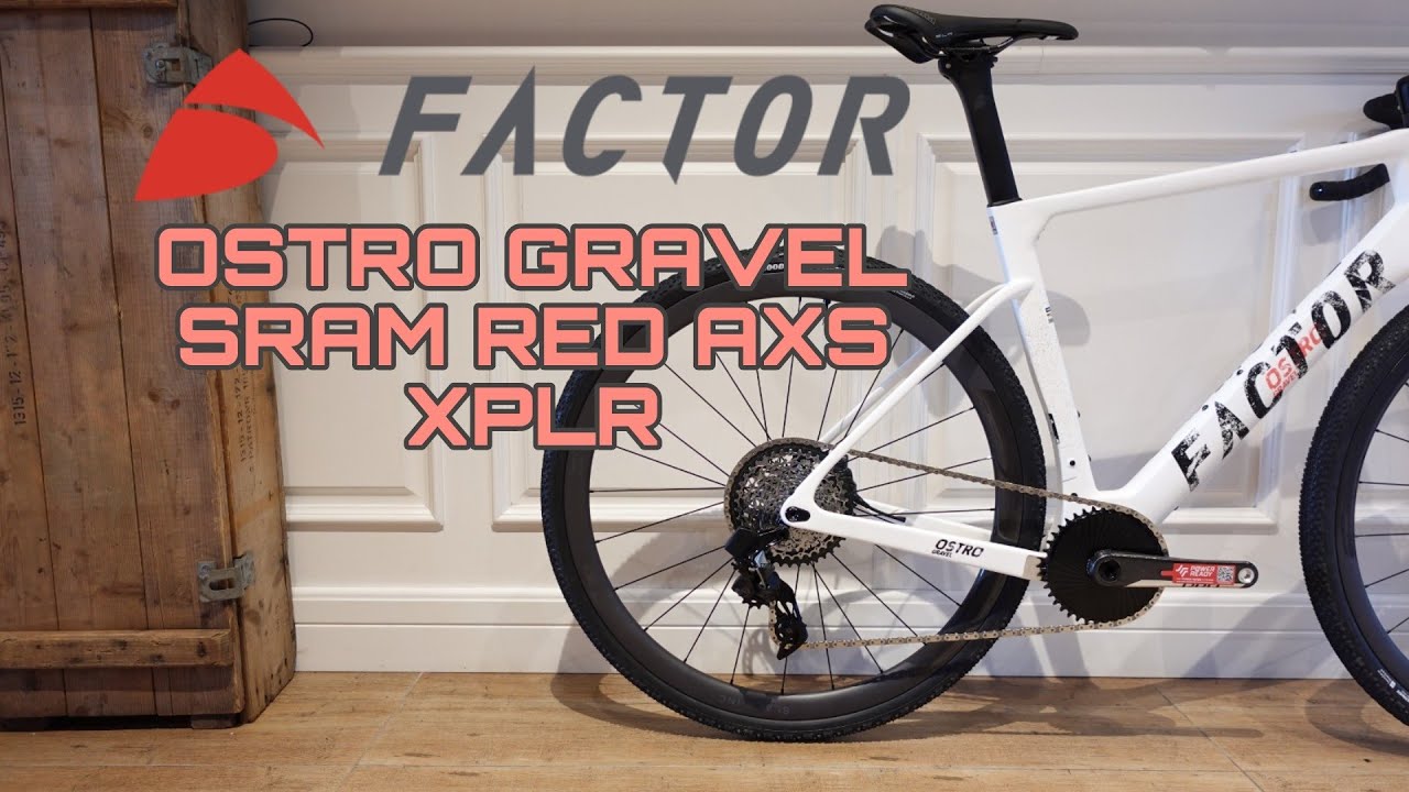 FACTOR OSTRO Gravel Sram Xplr Dream Build Bike Black inc Wheelset - YouTube