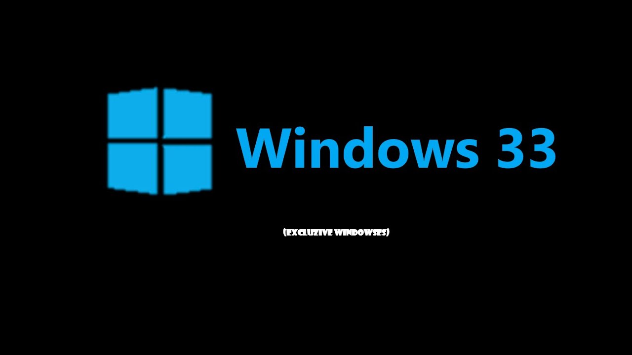 Windows 33 - YouTube