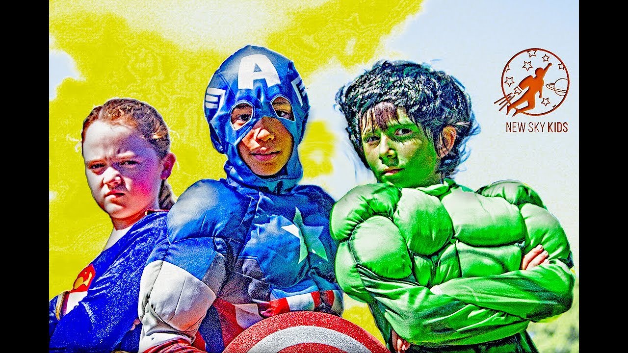 Little Superhero Kids 1 - Super Squad Teamwork Mission - YouTube