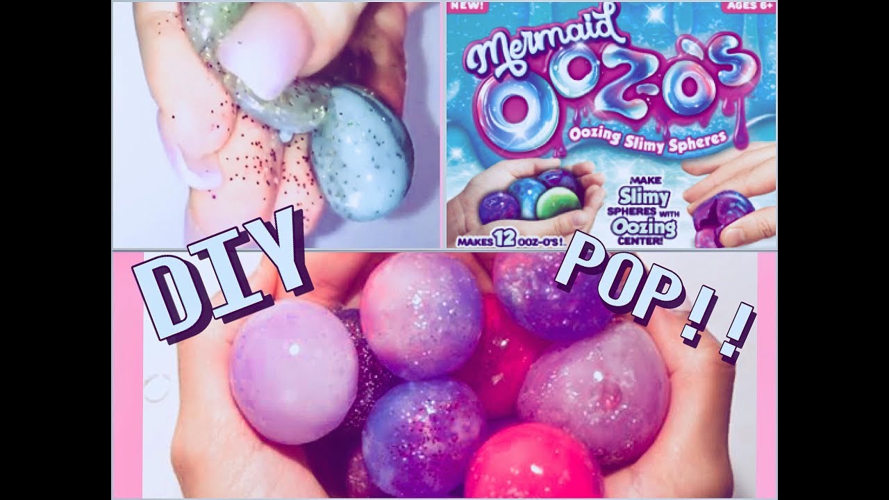 DIY HOW TO MAKE SLIME BALLS! SQUEEZING AND POPPING SLIME BALLS! FUN AND ...