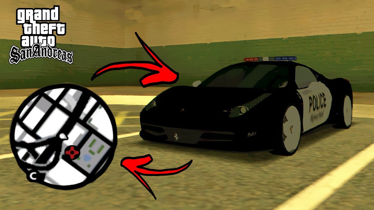 Secret Police Ferrari Car Location In GTA San Andreas (Hidden Place ...