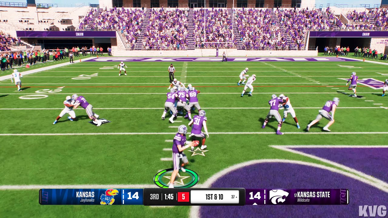 College Football 25 - Kansas Jayhawks vs Kansas State Wildcats ...