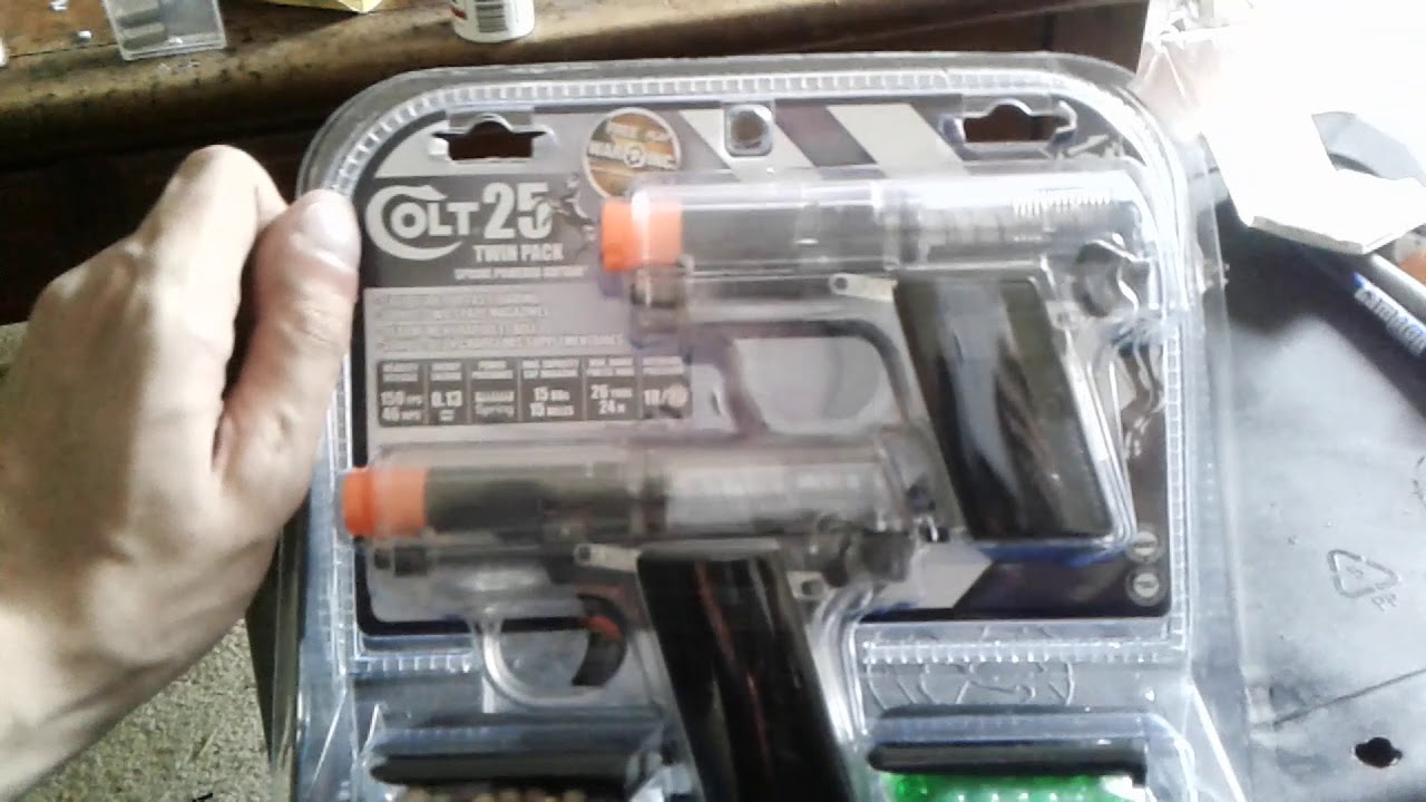 Colt 25 airsoft pistol - YouTube