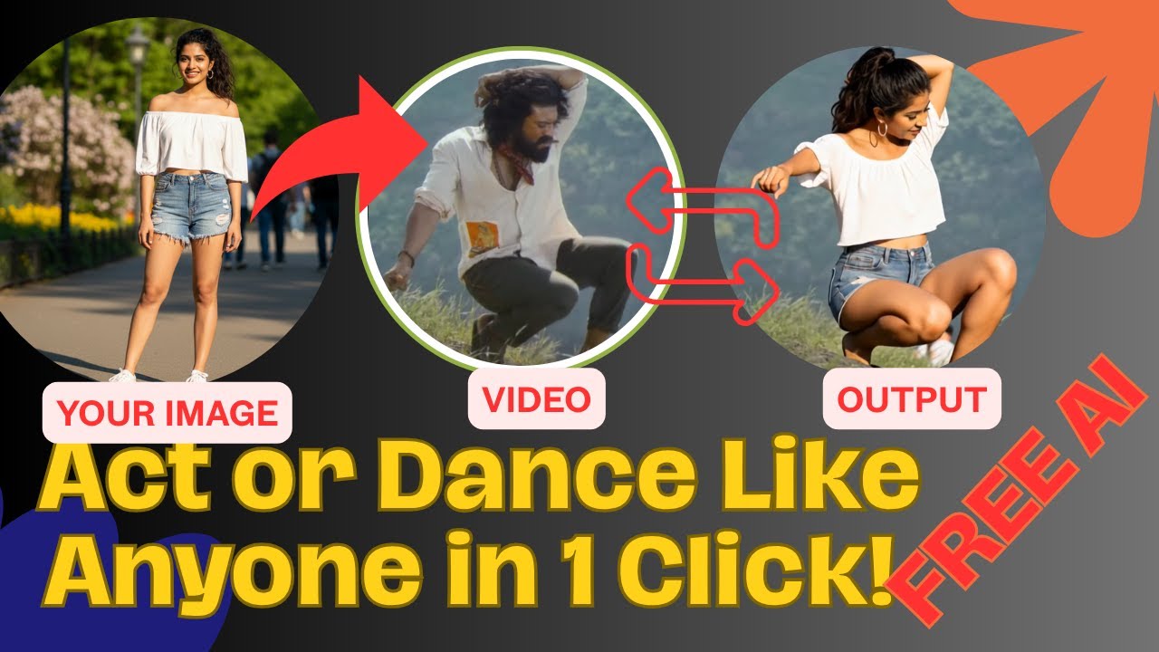 Clone Any Dance Step for FREE | Peddi Song Chikri Step AI Tutorial ...