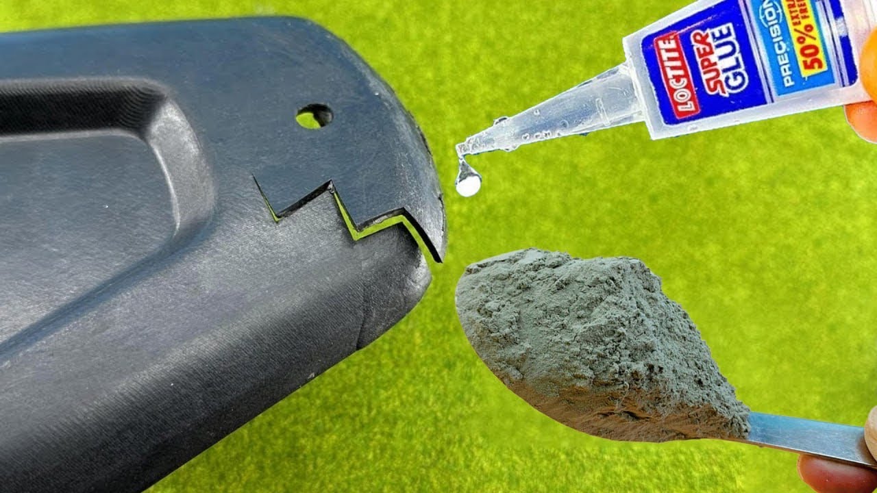 💧 Super glue and Plastic Welding cement! This will fix everything ...
