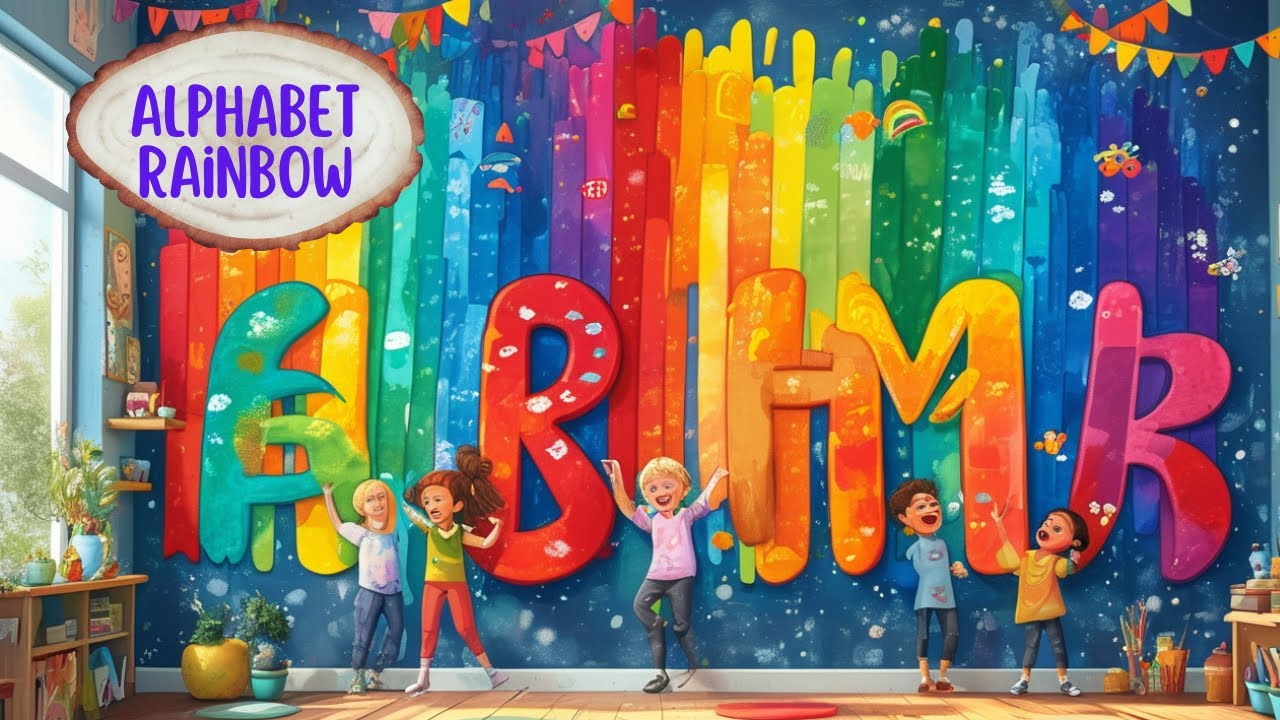 Alphabet Rainbow | Sing, Learn, and Paint the World with Colors and ...