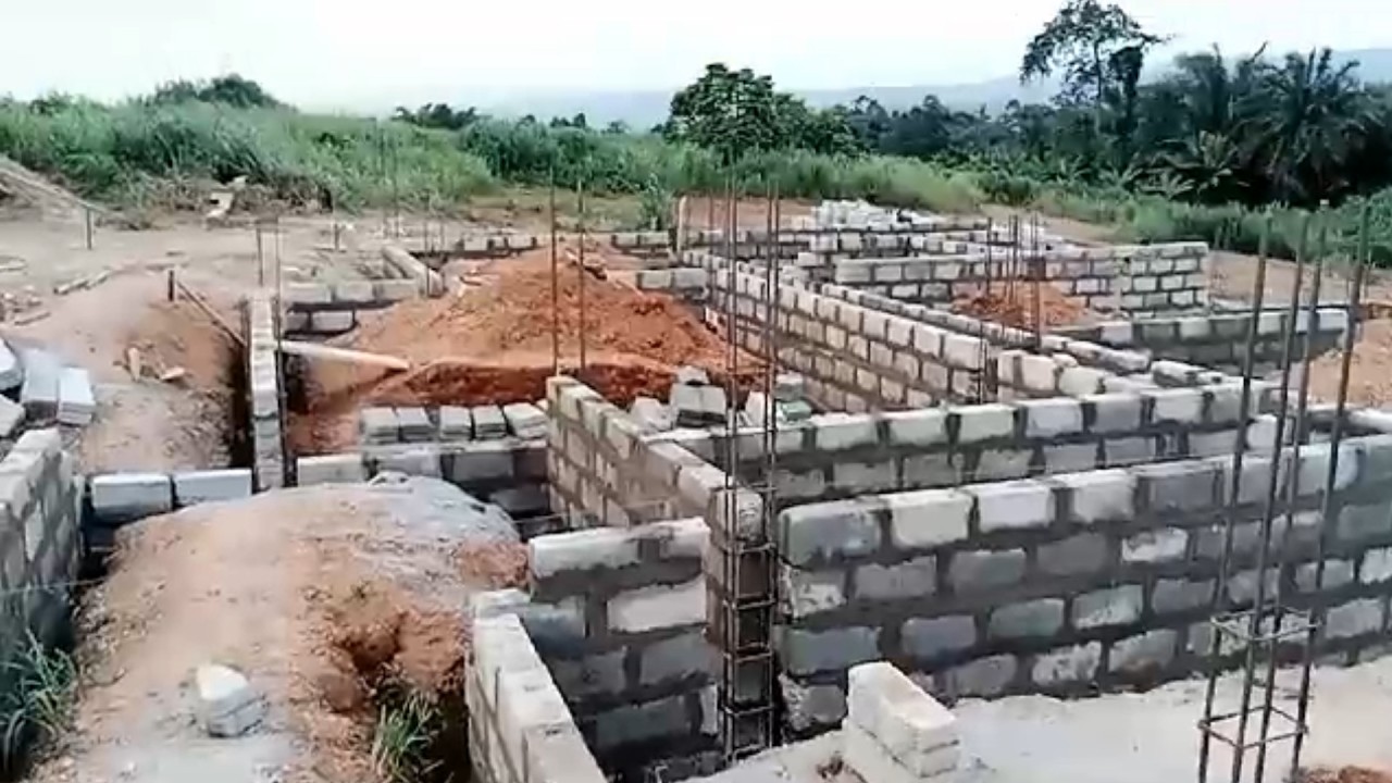 Footing Block Work | Ep-06 | Project Adjoa & Dennis | Footing Beam # ...