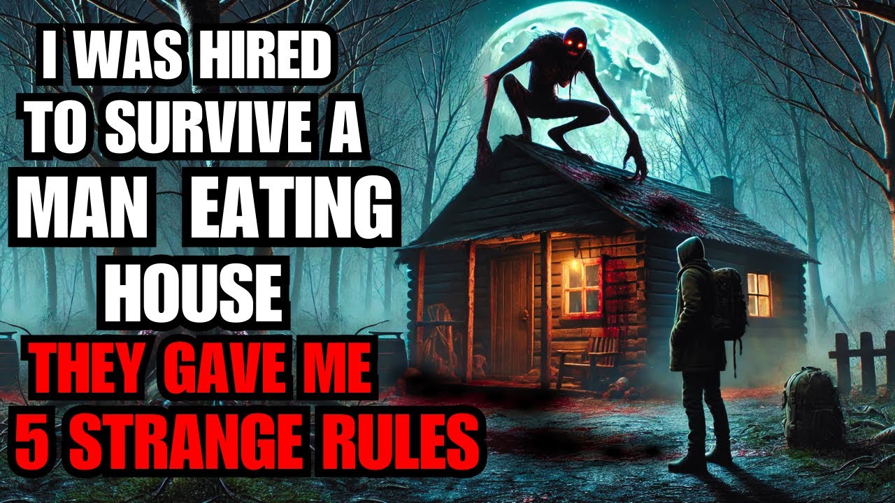 I Was Hired to Survive a MAN EATING House, They Gave me 5 STRANGE RULES ...