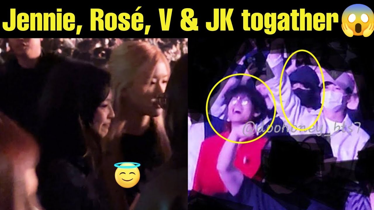 Jennie, Rosé, V and Jungkook attend Harry Styles concert in Seoul ...