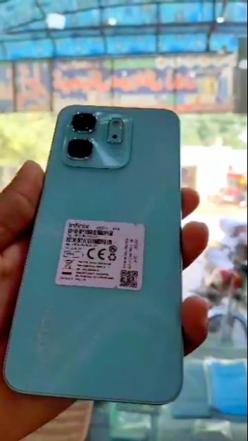 Infinix Hot 50i Green Color Hand Review - YouTube