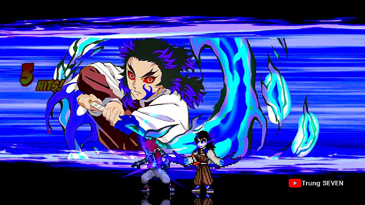 (Kimetsu no Yaiba) Demon Rengoku Vs Akaza | Jump Force Mugen V12 - YouTube