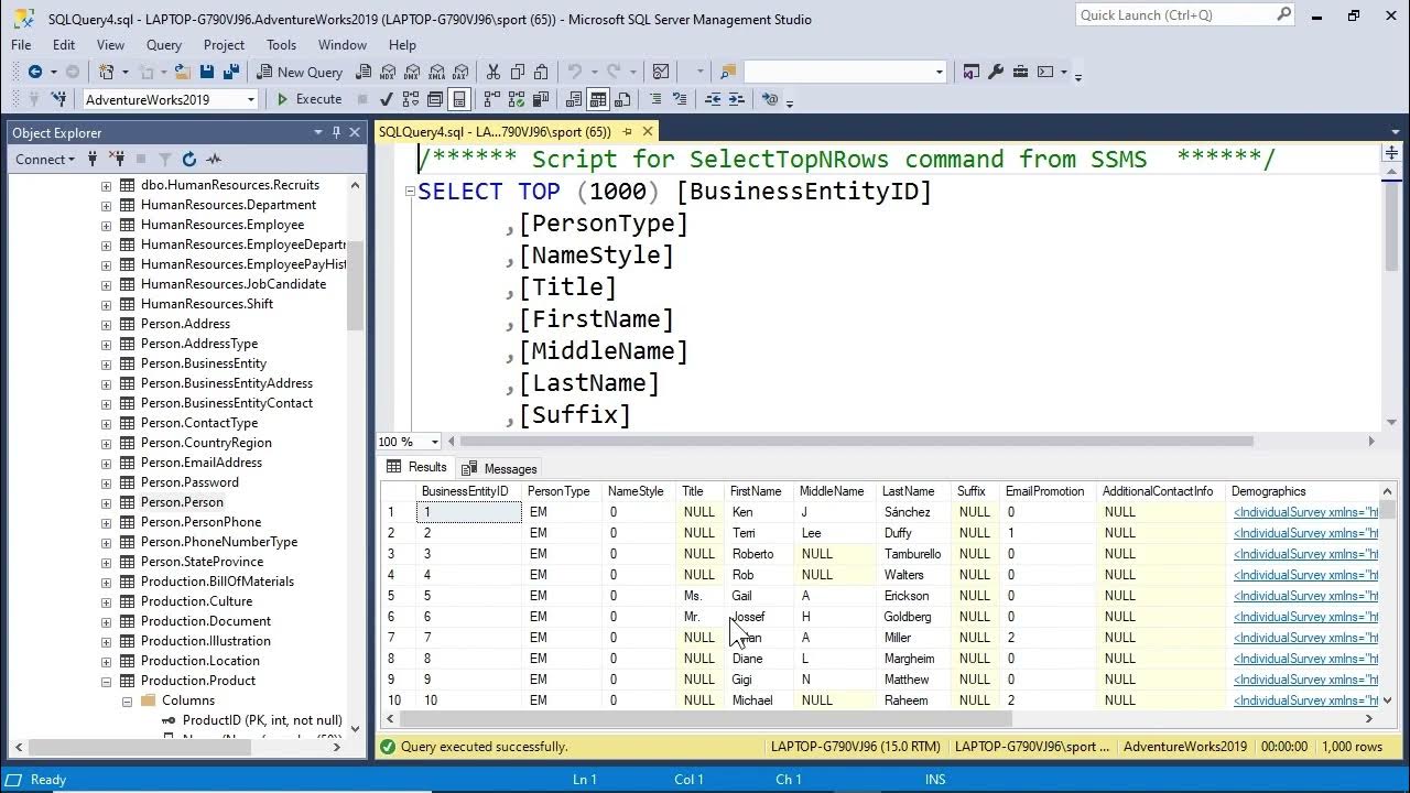 Entities, Rows, and Columns - Databases tutorial - YouTube