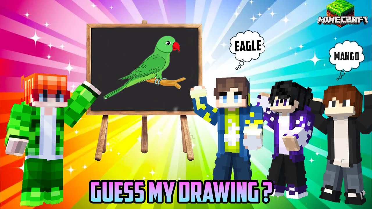 Guess The Drawing In Minecraft @MaddyTeluguGamer | Tarunam Playz - YouTube