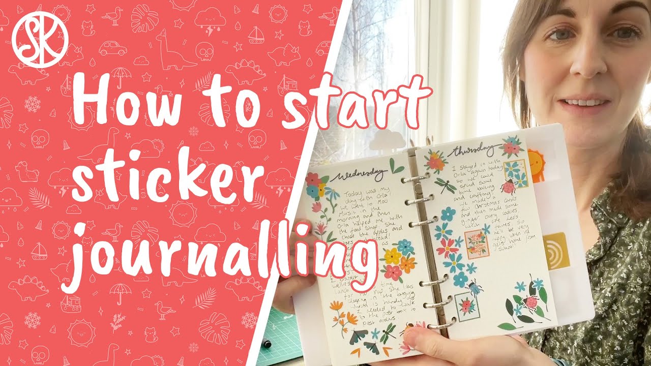 How to Start Sticker Journalling | Journal With Me – Create a Dot Grid ...