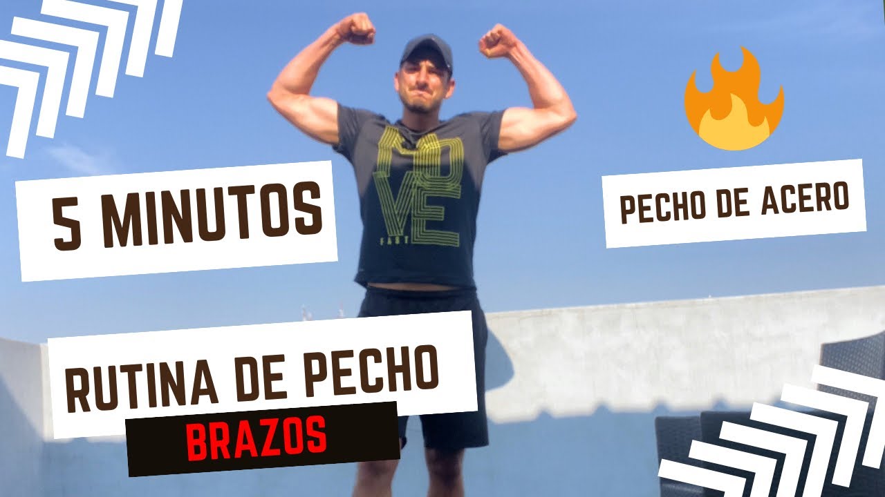 Rutina intensa de pecho y brazos en 5 minutos | CHEST & ARMS WORKOUT 🔥 ...