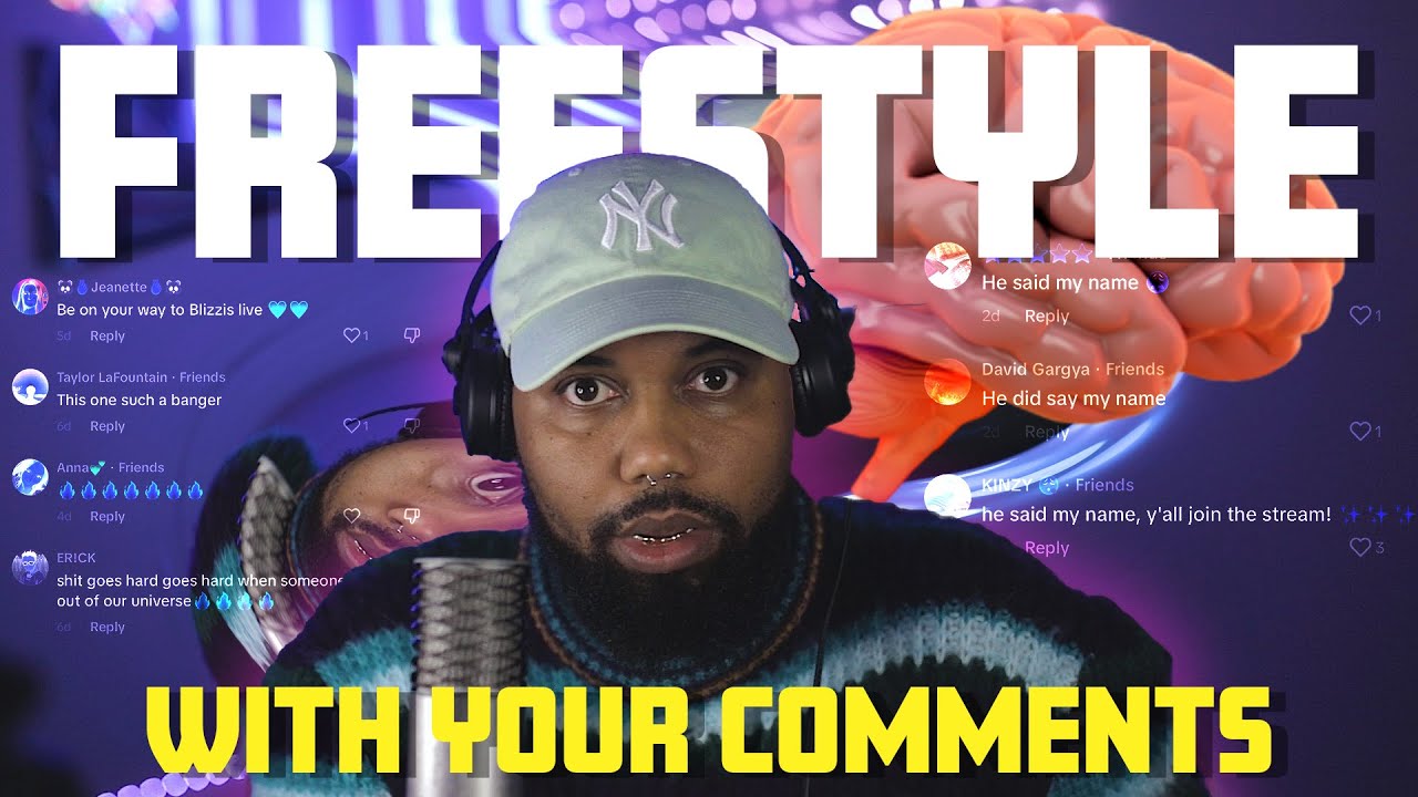 FREESTYLE WITH YOUR COMMENTS VIA TIKTOK - YouTube