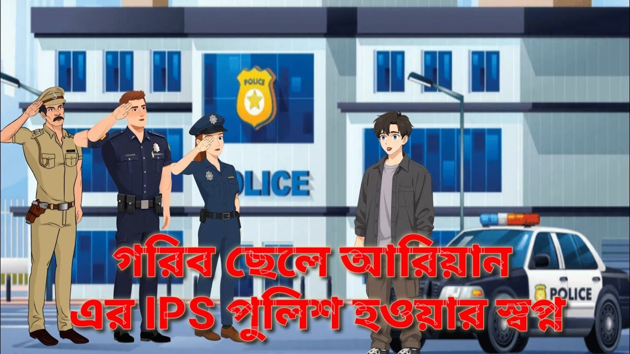 গরিব ছেলে আরিয়ান এর IPS OFFICER হয়ে ওঠার গল্প | Children Learning ...