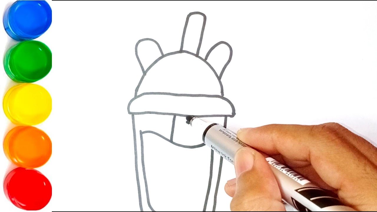 How to Draw Boba Drink | Drawing Boba - YouTube