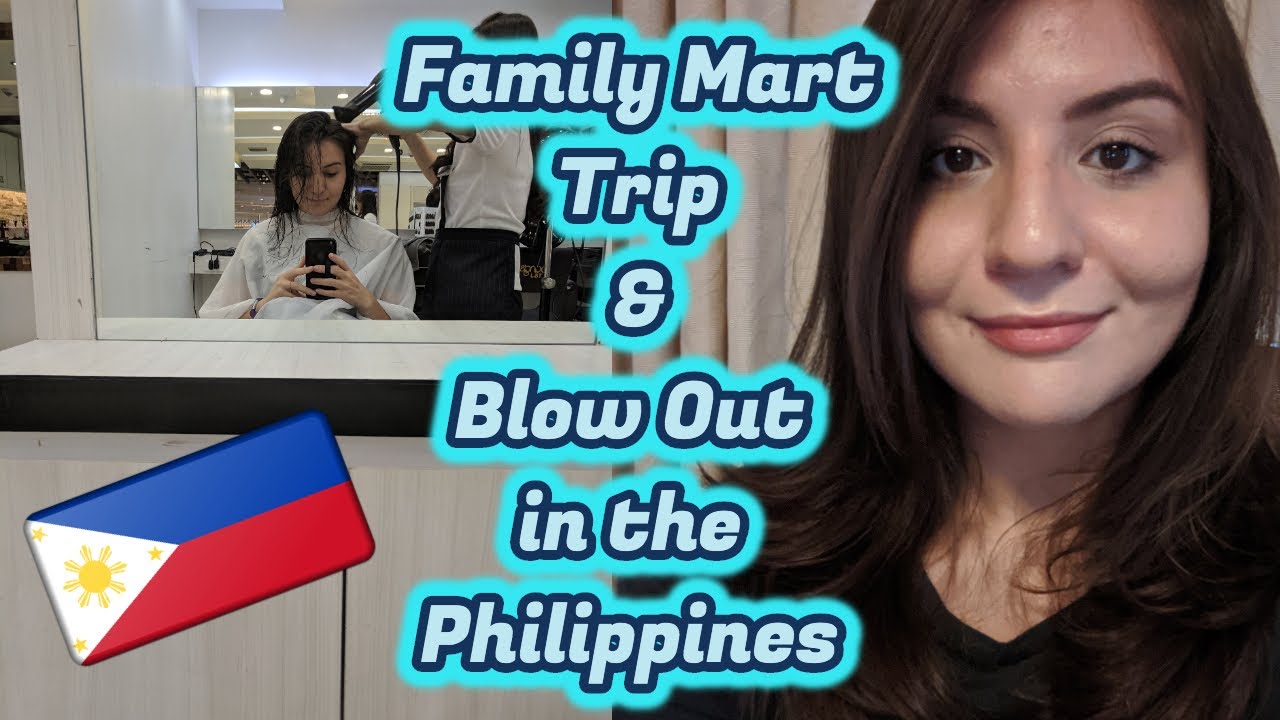 VLOGMAS | Family Mart trip and Blow out at Piandre Salon in The ...