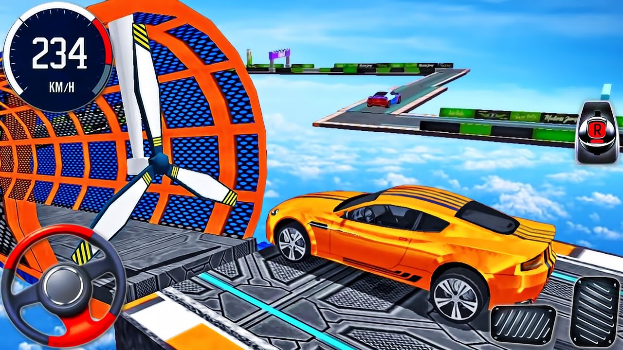 Mega Ramps Car Stunt Racing Simulator - Impossible GT Car Muscle Races ...