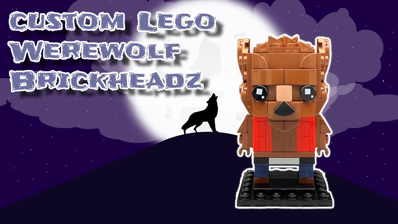Building a Werewolf out of Lego | Lego Custom Werewolf Brickheadz Stop ...
