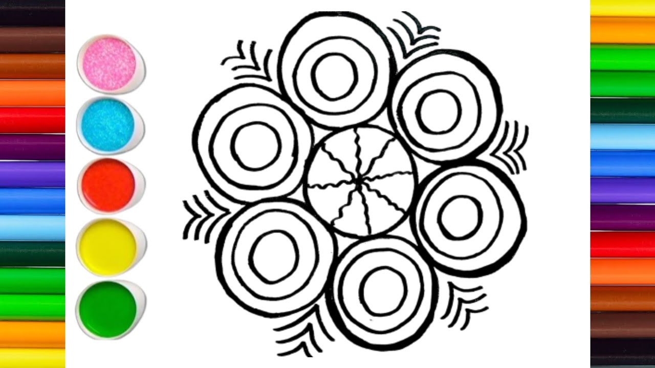 Colorful Easy Drawing, painting and coloring for kids & Toddlers | How ...