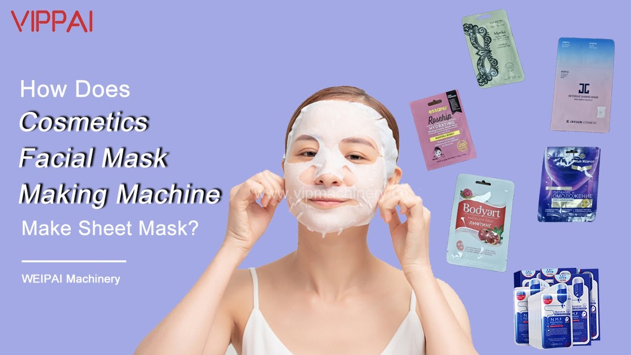 How Does Cosmetics Facial Mask Making Machine Make Mediheal Mask? - YouTube