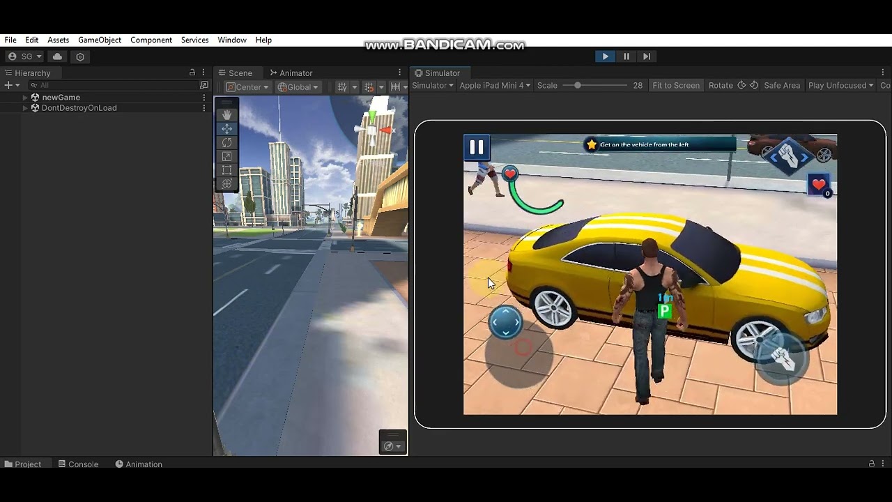 Vegas City Gangster - Unity Source Code for Exchange or Sale - YouTube