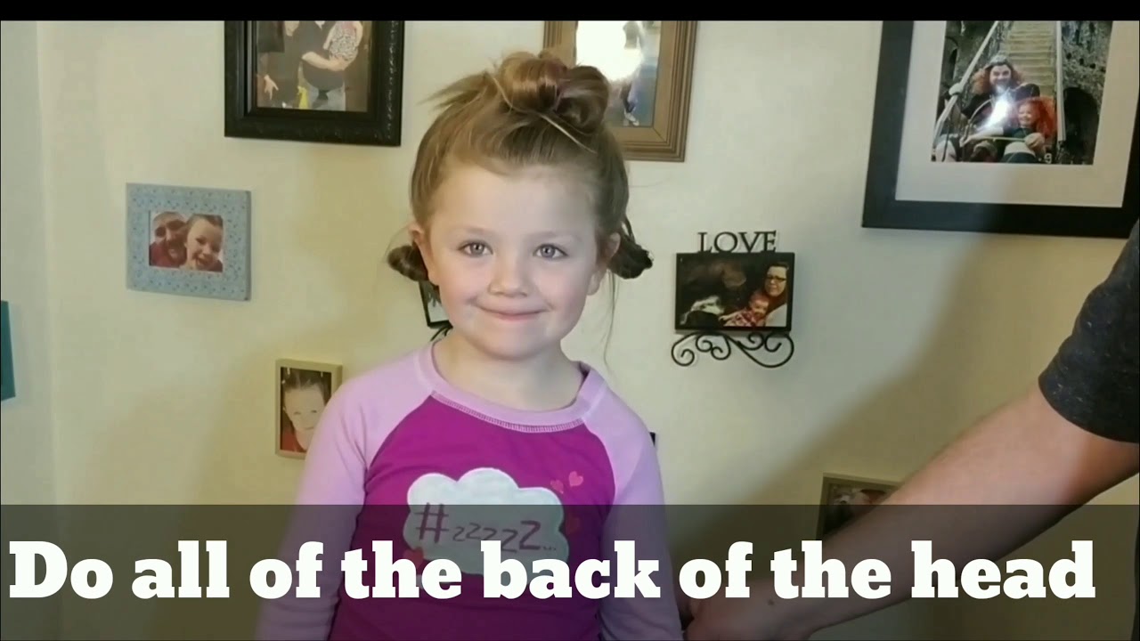 The Hair Dad Buns n Curl's Tutorial - YouTube