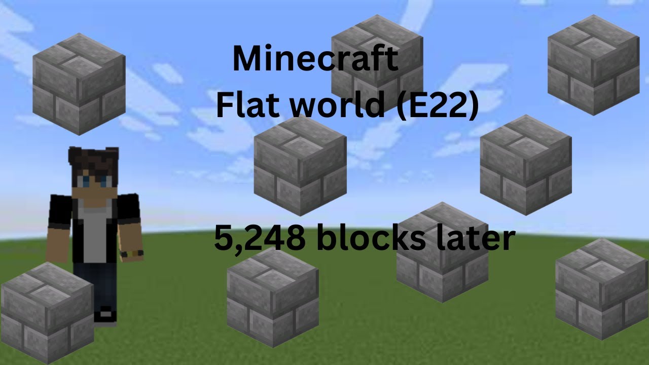 Minecraft flat world (E22) survival - YouTube