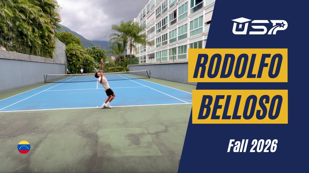 Rodolfo Belloso - Tennis Recruiting Video - Fall 2026 - YouTube