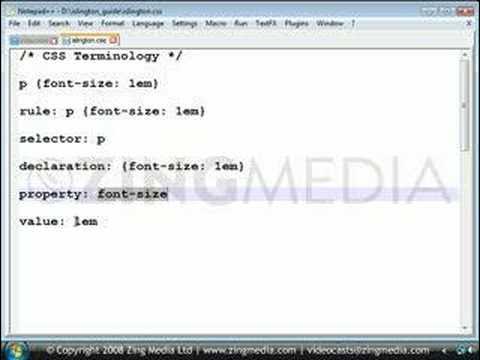 CSS Introduction: CSS terminology - YouTube