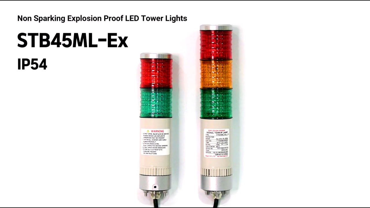 Qlight - STB45ML-Ex, Non Sparking Explosion Proof LED Tower Lights ...