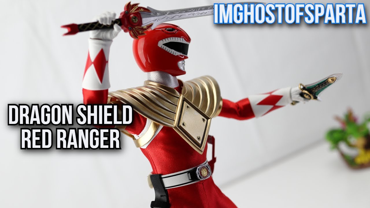 Threezero 1:6 Scale Mighty Morphin Power Rangers Dragon Shield Red ...