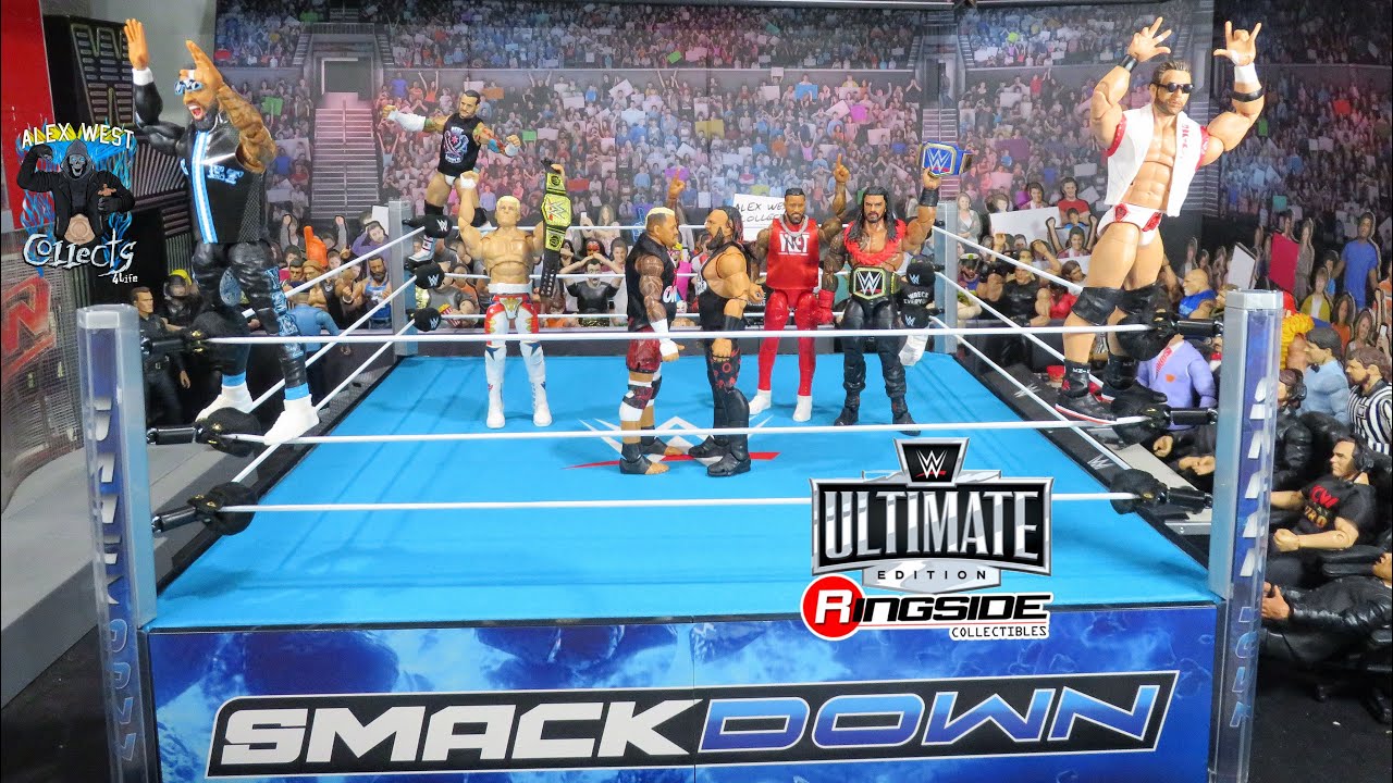 WWE Mattel Smackdown Ultimate Edition Ring & Jacob Fatu Exclusive ...