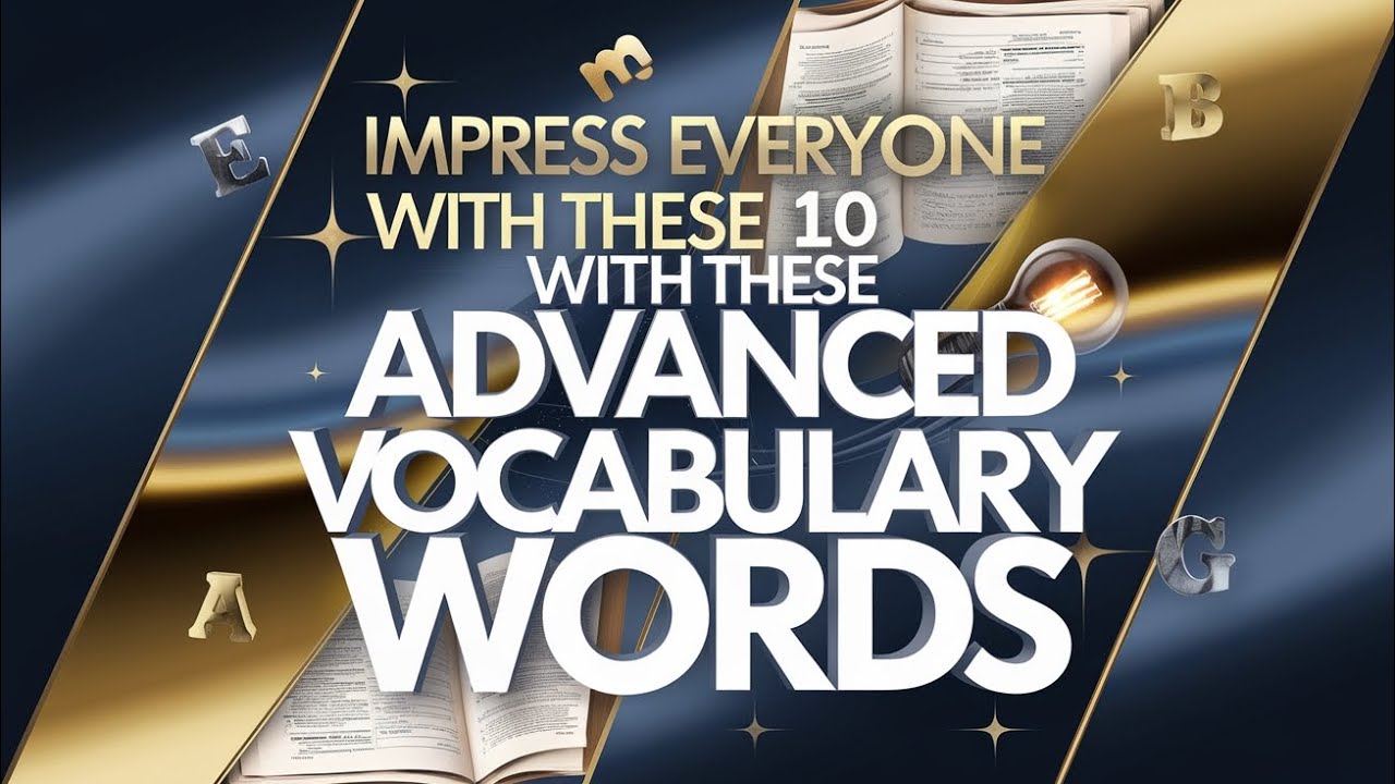 Impress Everyone with These 10 Advanced Vocabulary Words #english # ...