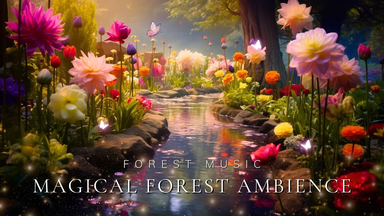 Magical Forest Ambience 🌳 Soothe The Soul & Lift The Spirit, Cure ...