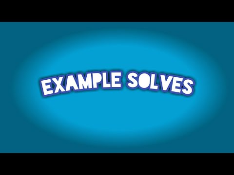 EXAMPLE SOLVES | cubing - YouTube