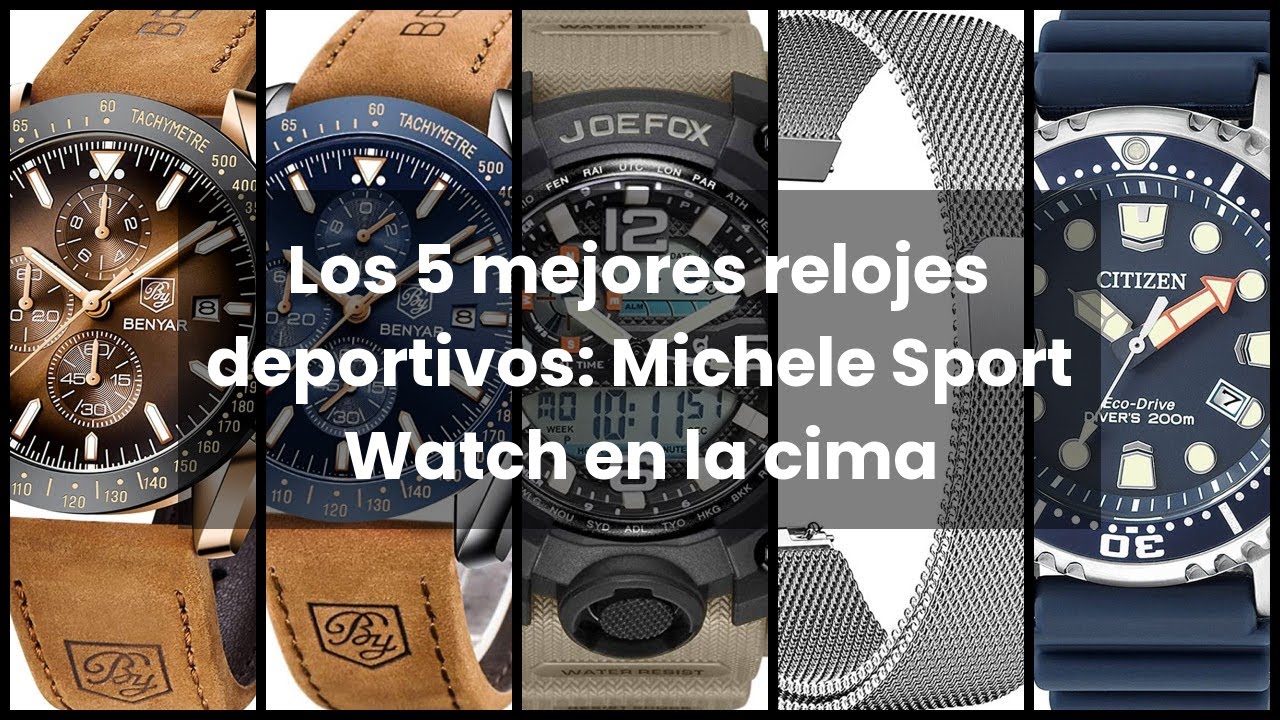 【Michele sport watch】Los 5 mejores relojes deportivos: Michele Sport ...