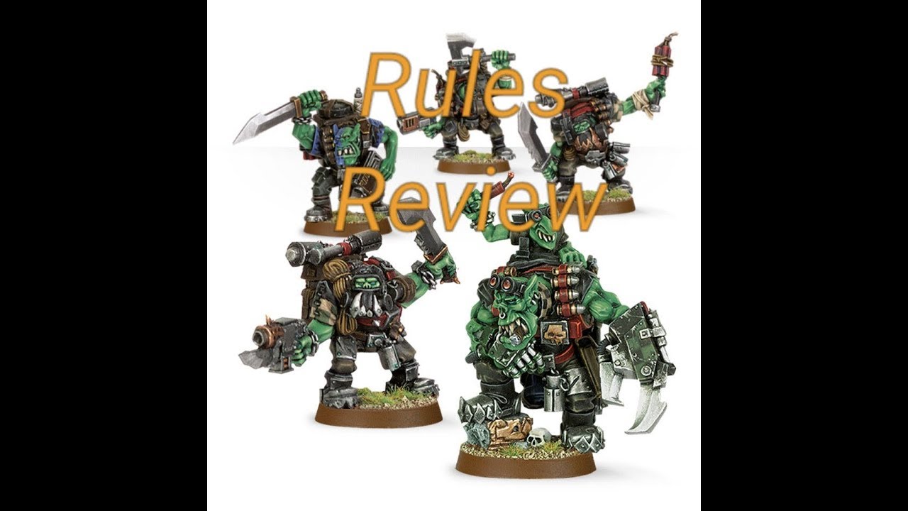 Orks 40k 8th Edition: Kommandos - YouTube