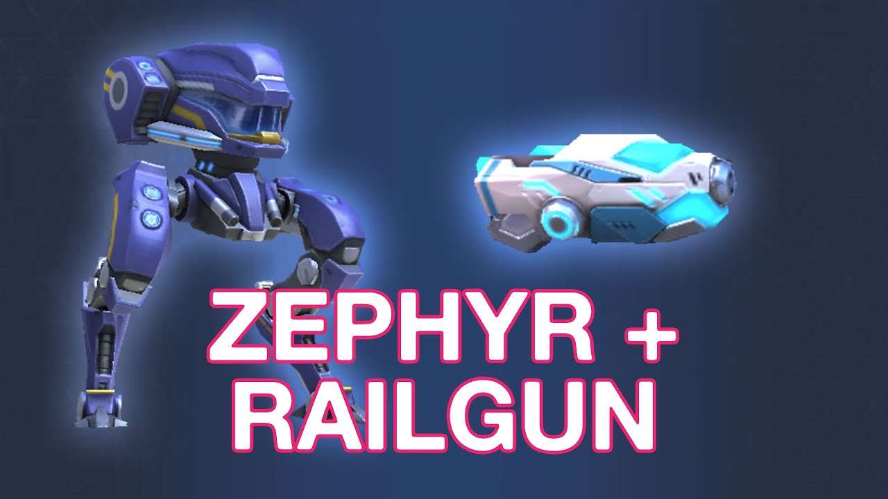 Mech Arena: Zephyr + Railgun 🇺🇸 - YouTube