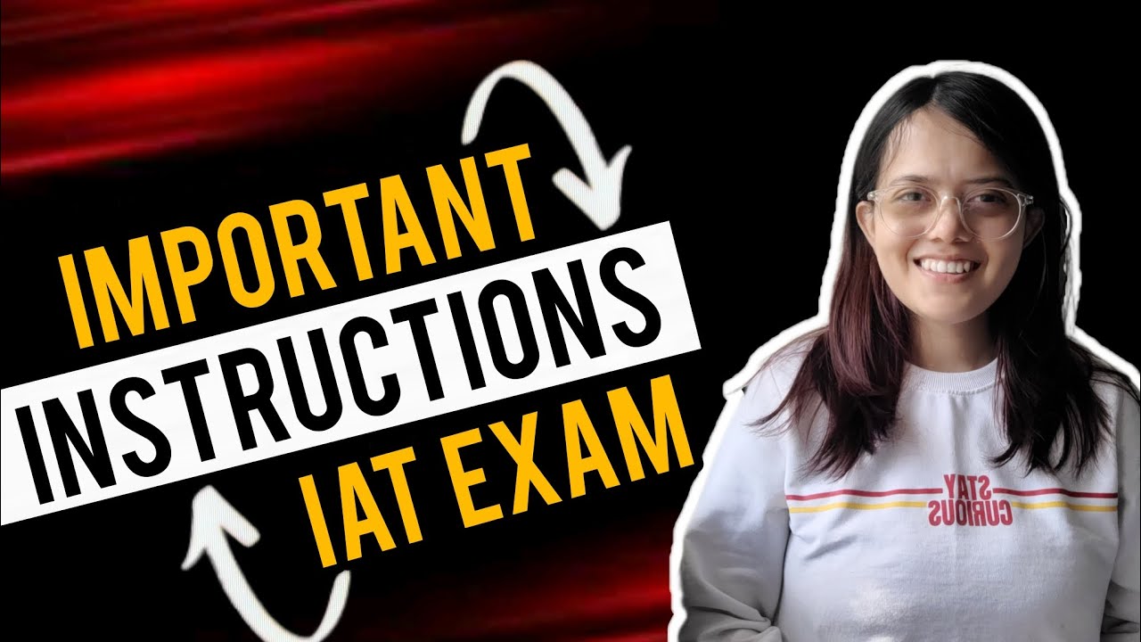 Must Watch Before Exam | IISER Aptitude Test (IAT) 2025: Complete Exam ...