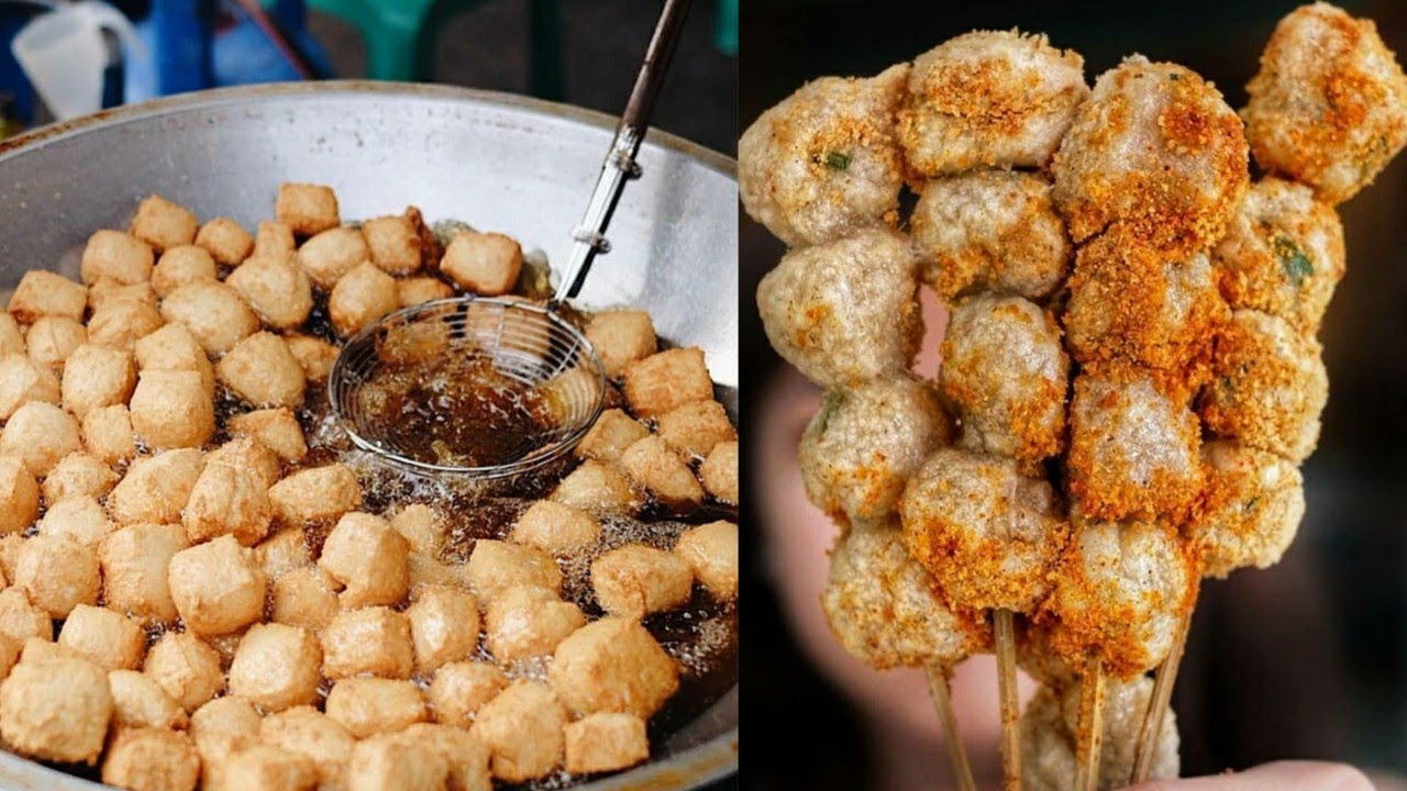 TAHU CRISPY & CIMOL ENAK MURAH SUPER PEDAS - YouTube